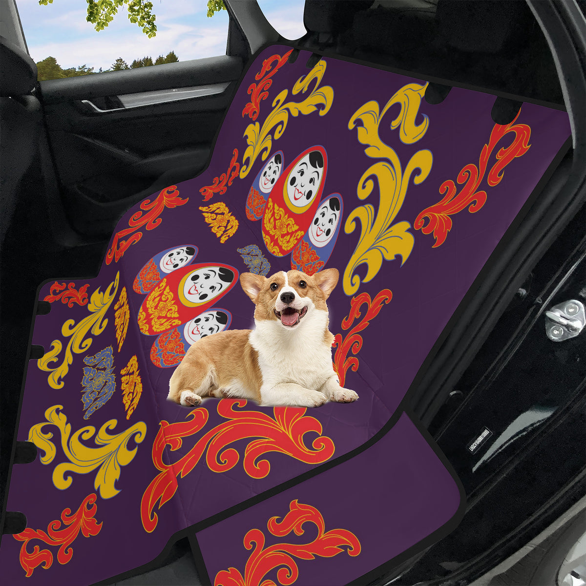 Pyit Tine Htaung red Car Pet Seat Covers