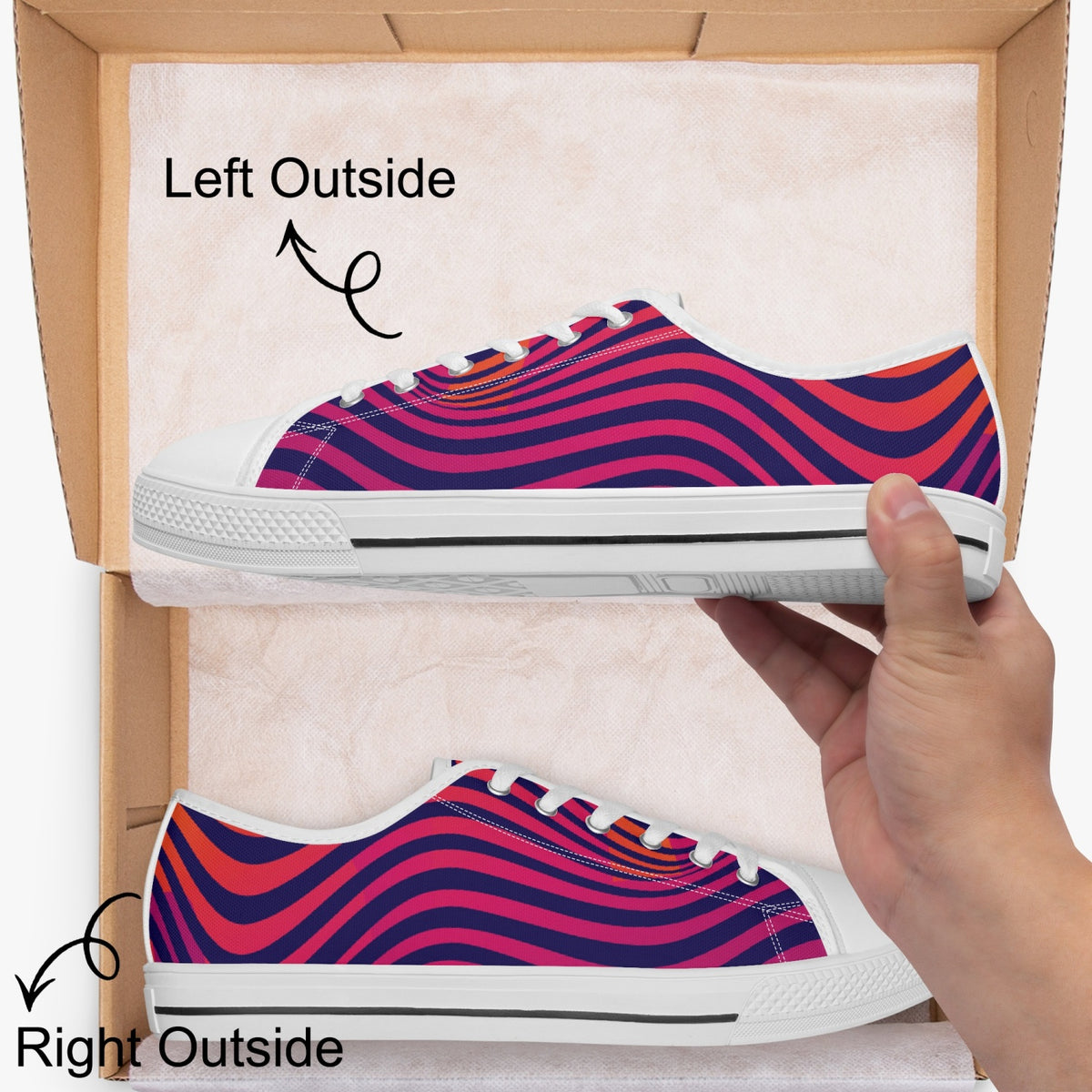 Sound Wave #4.0 Low-top Canvas Shoe